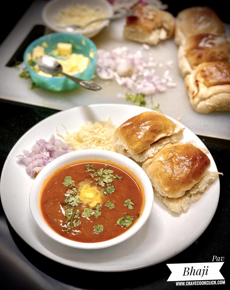 Pav Bhaji Recipe – Crave Cook Click