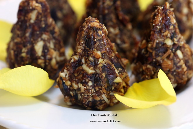 Dry fruit Modak Video Recipe-Ganesh Chaturthi Special – Crave Cook Click