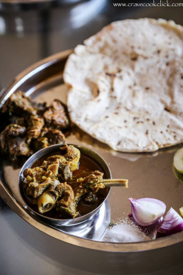 Mutton Rassa And Bhakri Recipe – Crave Cook Click